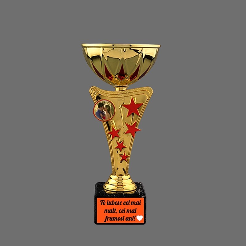 Cupă personalizată cu o poză și mesaj