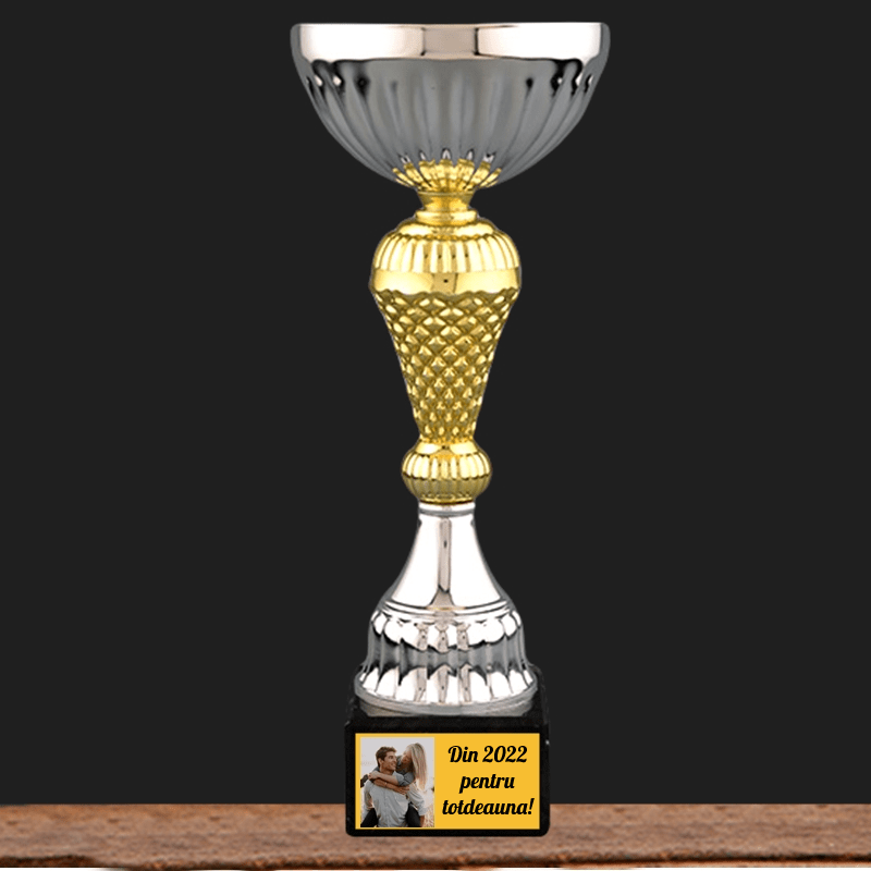 Trofeu personalizat Silver & Gold